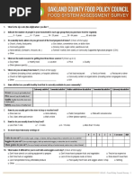 U.S. Food Security Survey: Six-Item Module | PDF | Food Security