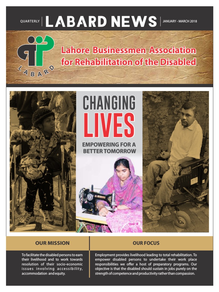 Labard News: Changing Changing | PDF | Disability | Employment