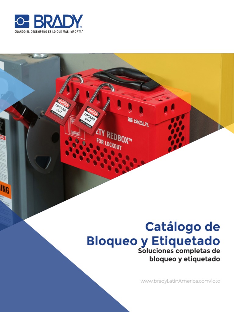 Lockout Tagout Catalog Latin America Pdf Administración De