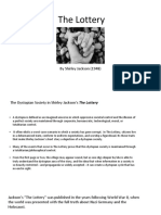 The Lottery Short Story Analysis and Questions | PDF