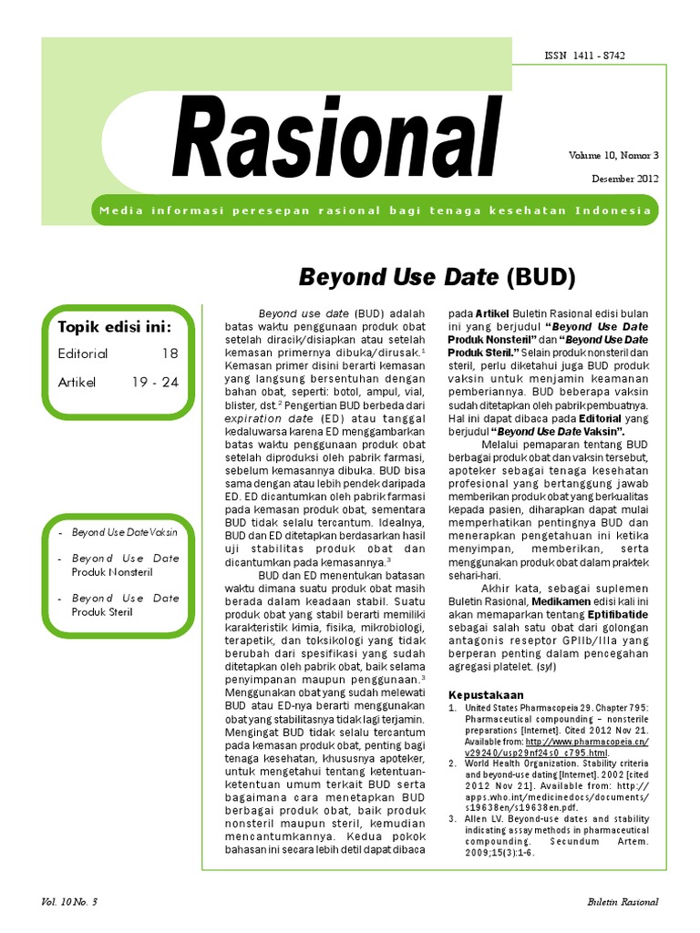 Beyond Use Date PDF | PDF