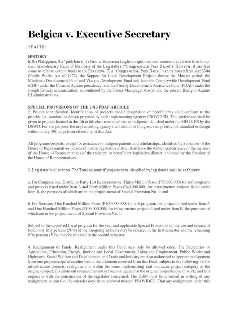 Pdaf and Dap Cases | PDF | Appropriations Bill (United States ...