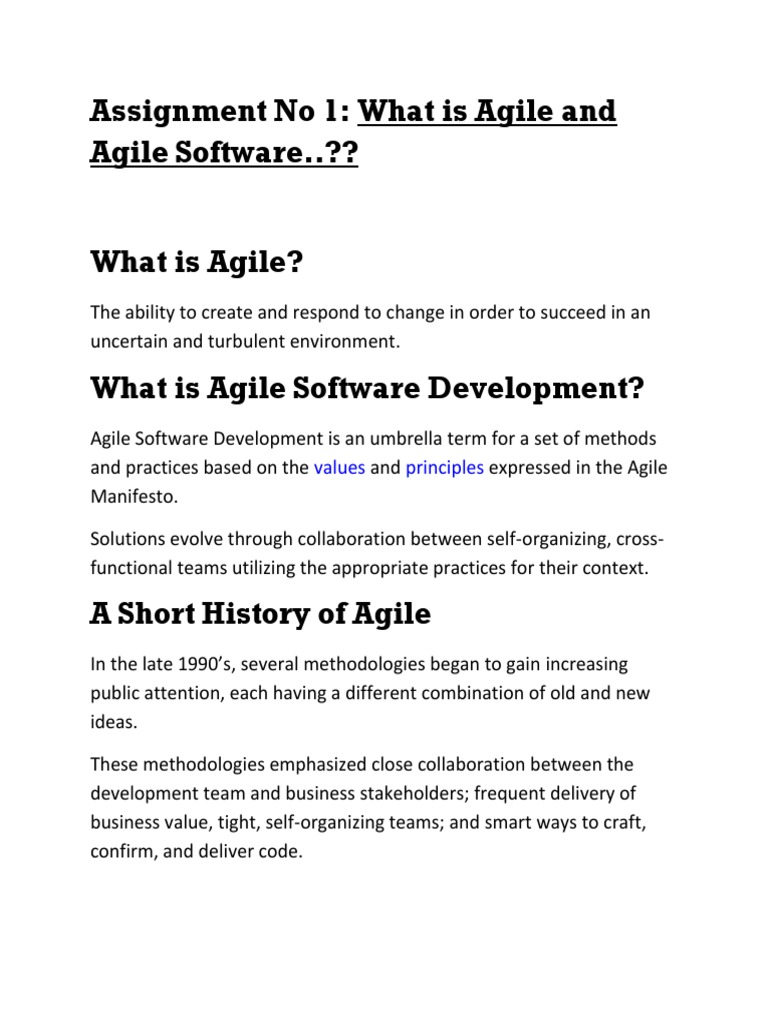 What Is Agile | PDF | Agile Software Development | Software Development