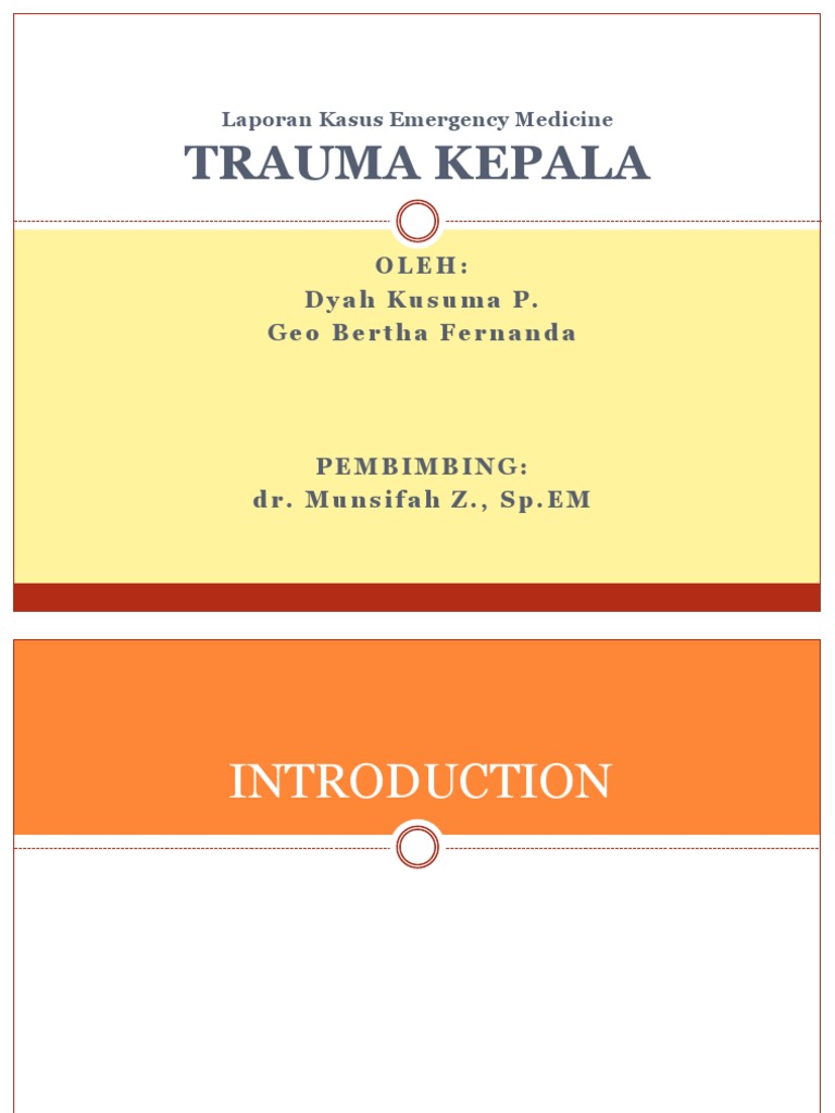 Head Trauma | PDF