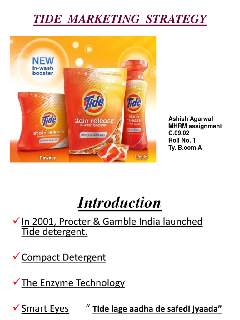 Tide Marketing Insights | PDF | Procter & Gamble | Brand