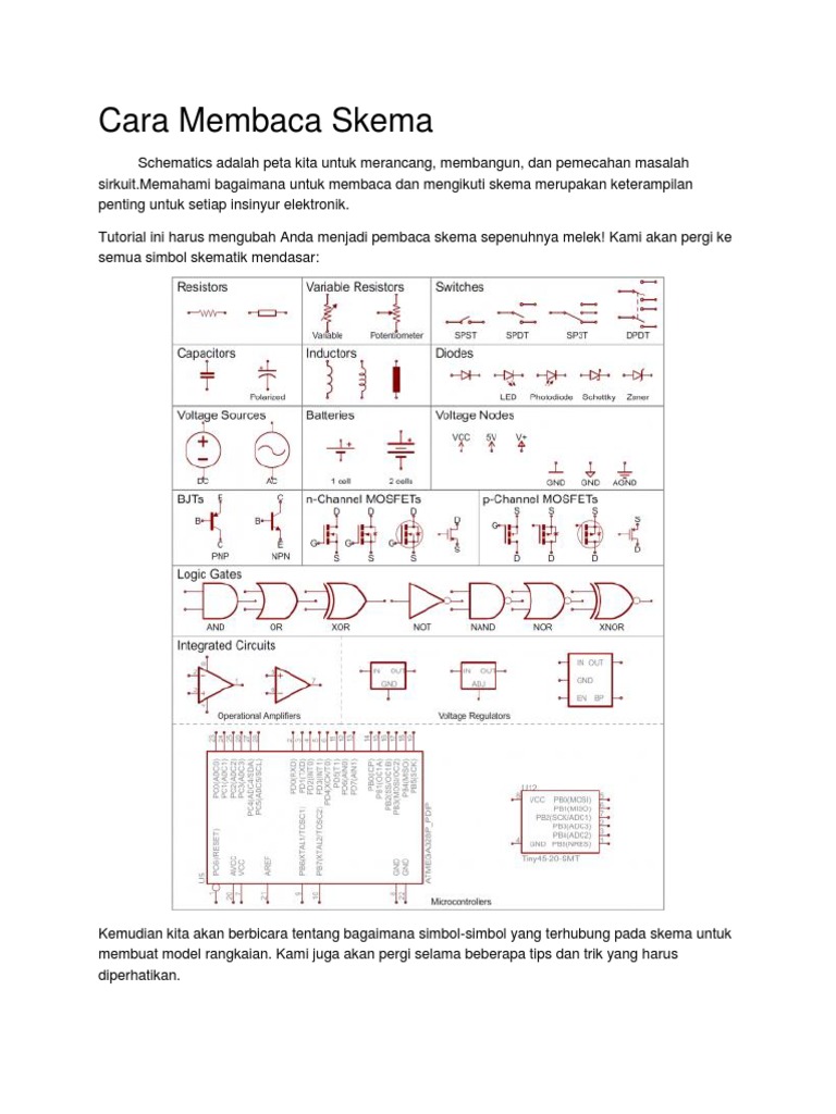 Cara Membaca Skema | PDF