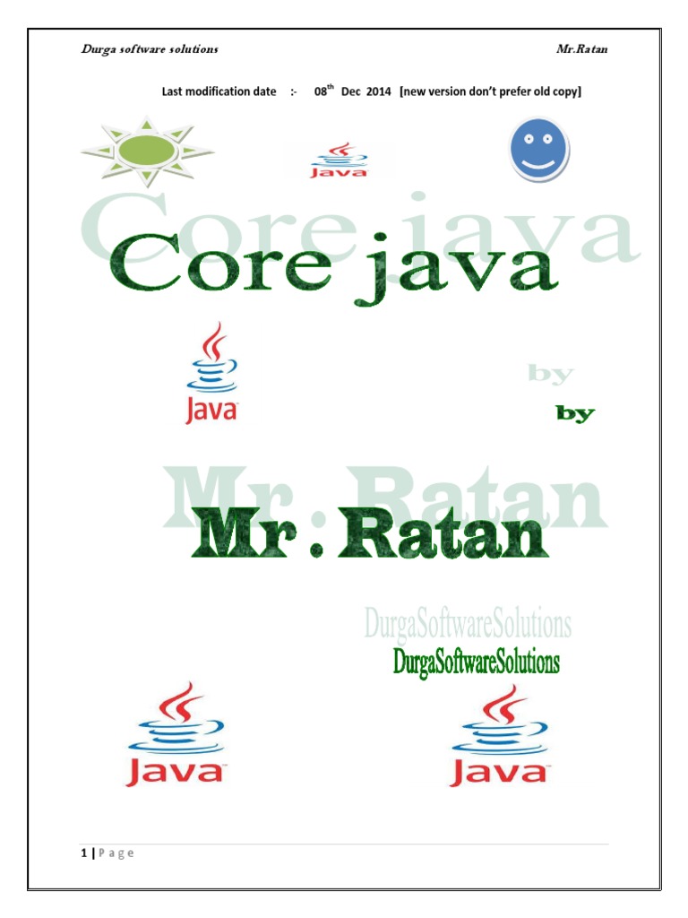 Corejava Concepts Pdf Java Virtual Machine Java Programming Language 1551
