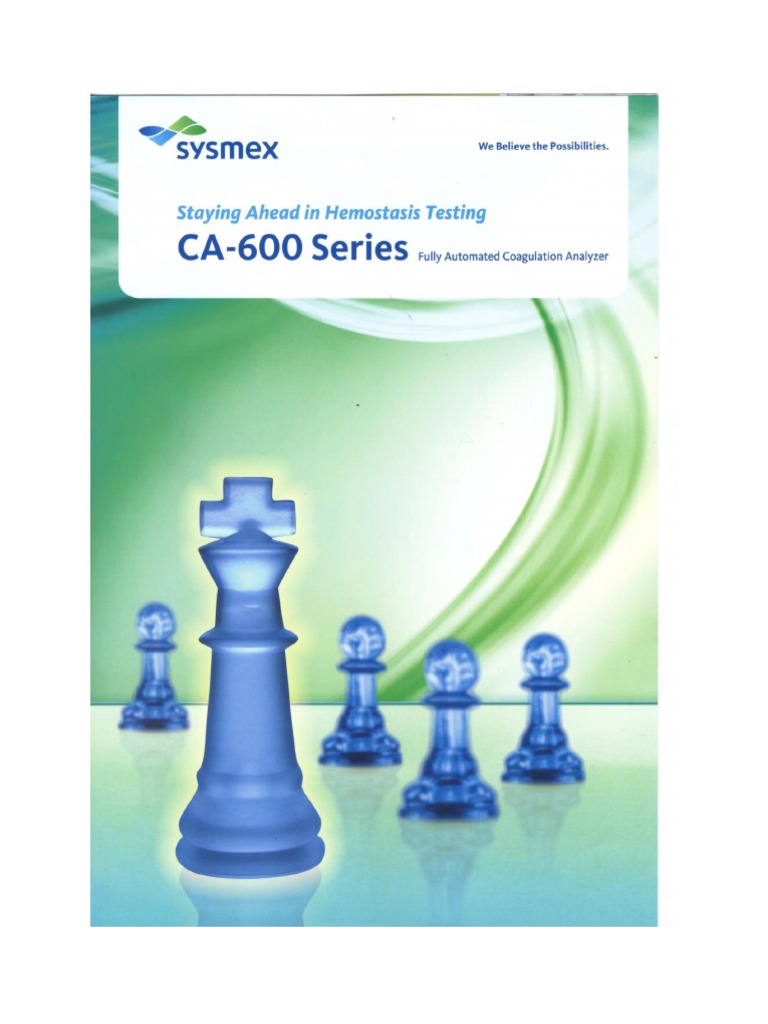 Sysmex CA 600 Series | PDF