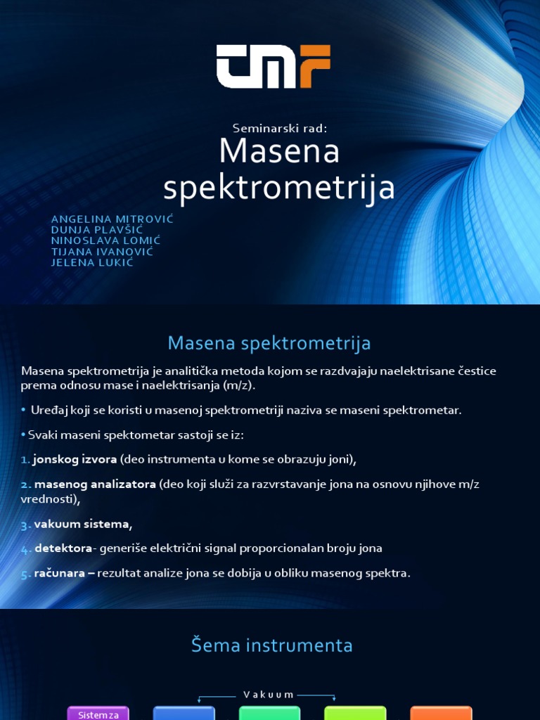 Masena Spektroskopija | PDF