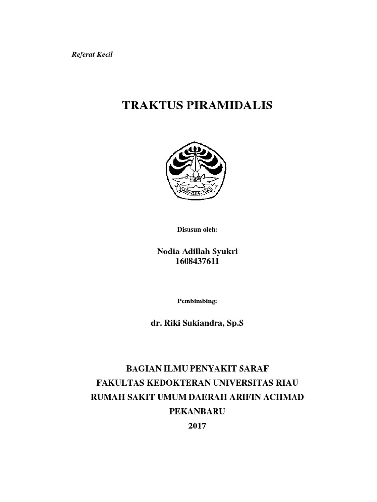 Referat Traktus Piramidalis | PDF