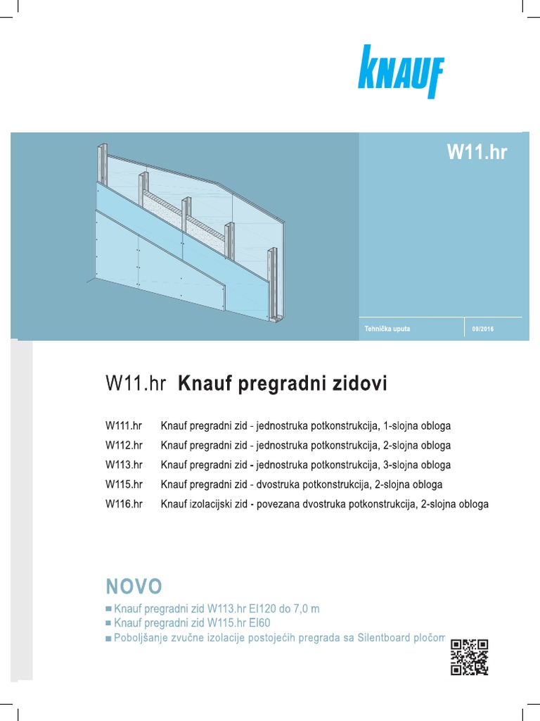 Knauf Pregradni Zidovi w11 2016 PDF | PDF