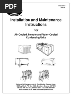 AAON CA Series Condensing Unit IOM | PDF | Thermostat | Hvac