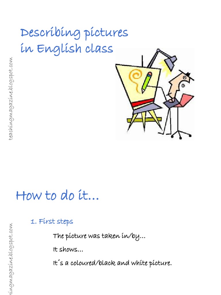 How to Describe Pictures in English Class | PDF