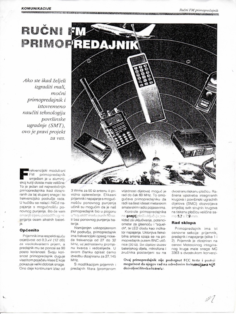 Pomorski Komunikacijski Uređaji (Vježba) | PDF