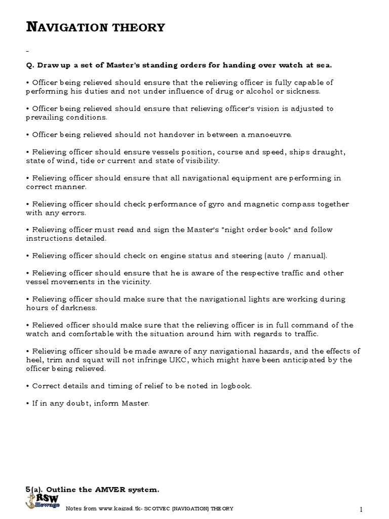 Navigation Theory | PDF | Twilight | Tide