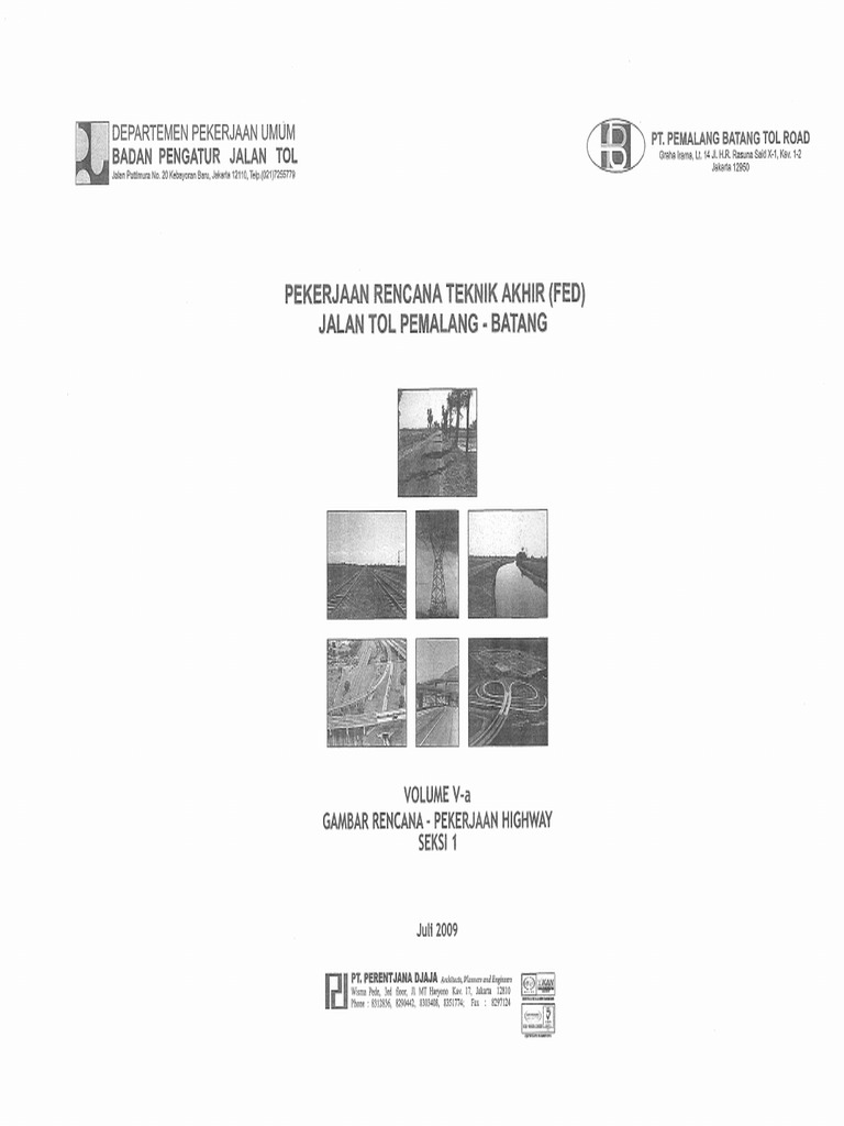 DED RIGID Jalan Tol | PDF