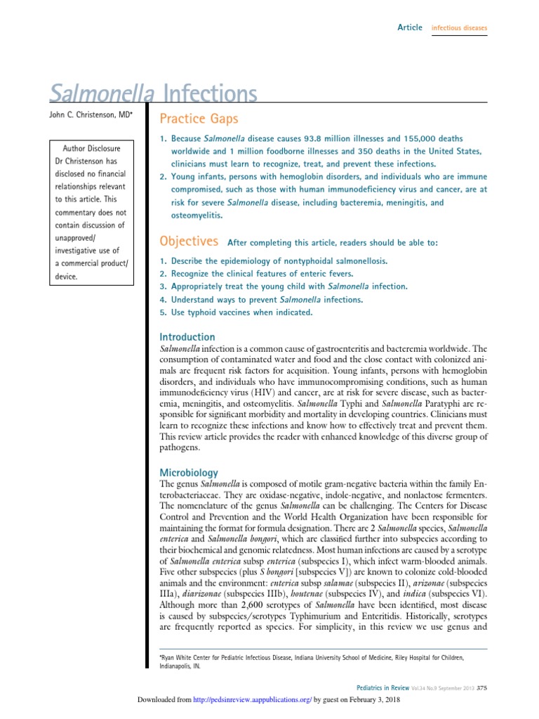 375 Full | PDF | Salmonella | Infection