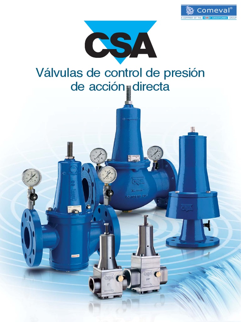 03 Valvulas de Control de Presion de Accion Directa PDF | Acero | Tornillo