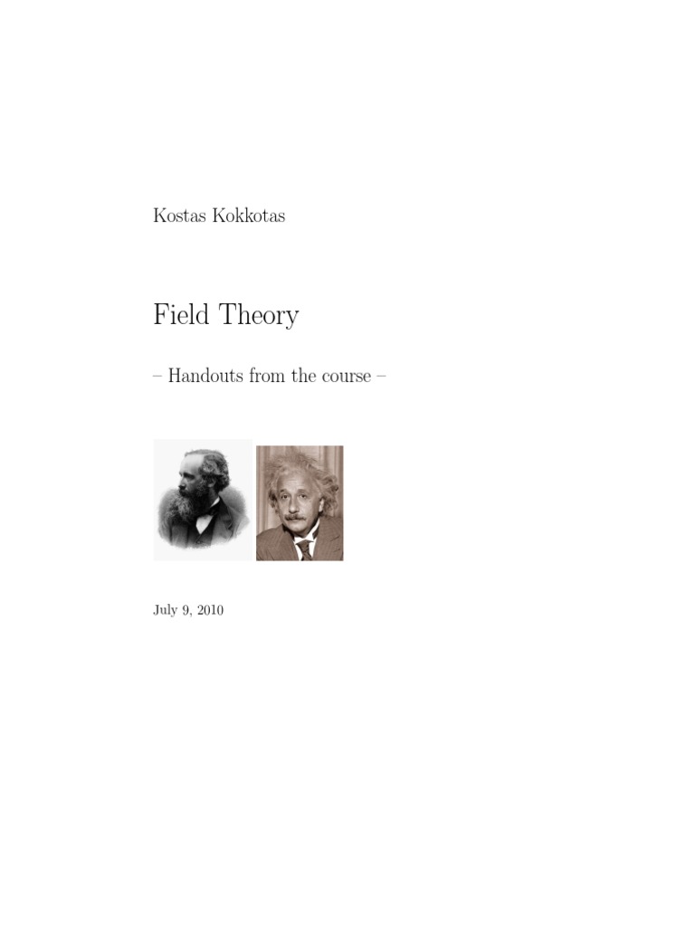 Field Theory PDF | PDF | Polarization (Waves) | Mathematical Physics