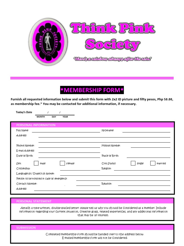 Application Form | PDF