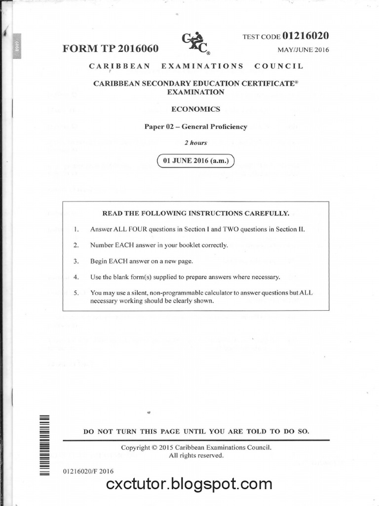 Economics - Paper 02 | Download Free PDF | Supply (Economics ...