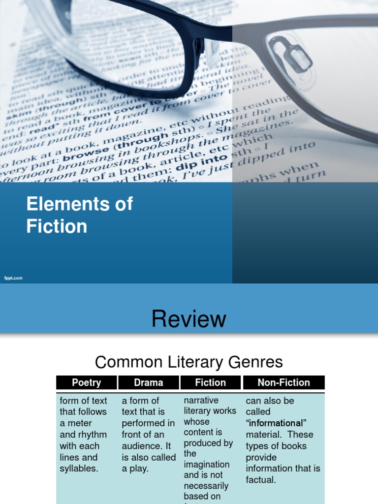 4 Elements of Fiction | PDF | Plot (Narrative) | Choreography