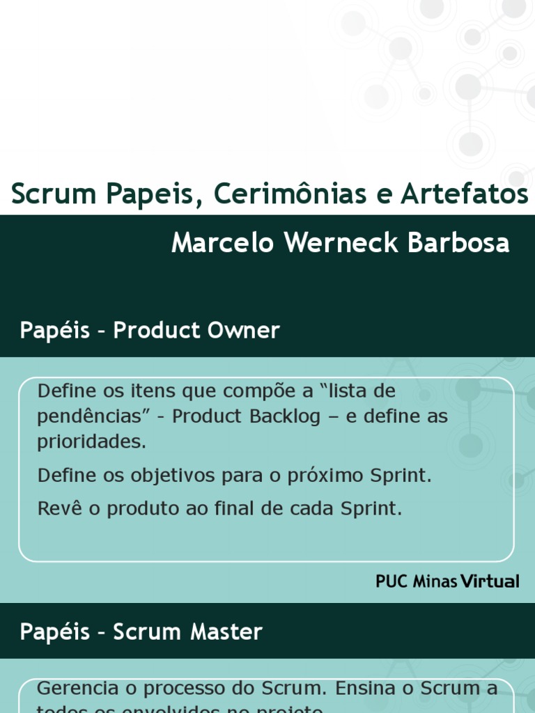 Scrum - Papeis, Cerimonias e Artefatos | PDF | Scrum (desenvolvimento ...