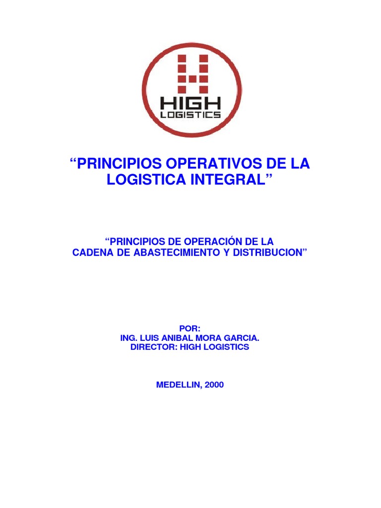 Principios de Operaciones Logísticas | PDF | Inventario | Logística