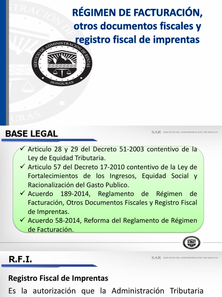 Presentación Facturación SAR 2017 | PDF | Factura | Business