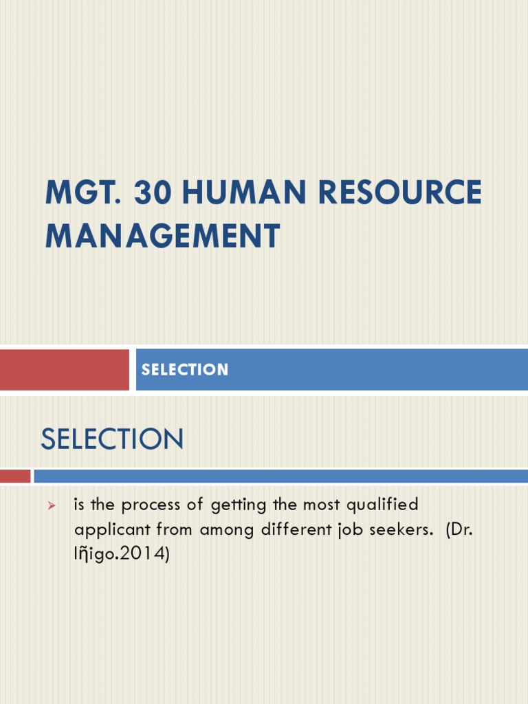 Chapter 5 Selection | PDF