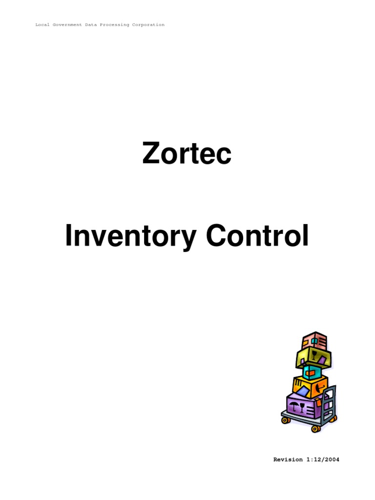 Zortec: Local Government Data Processing Corporation | PDF | Inventory ...