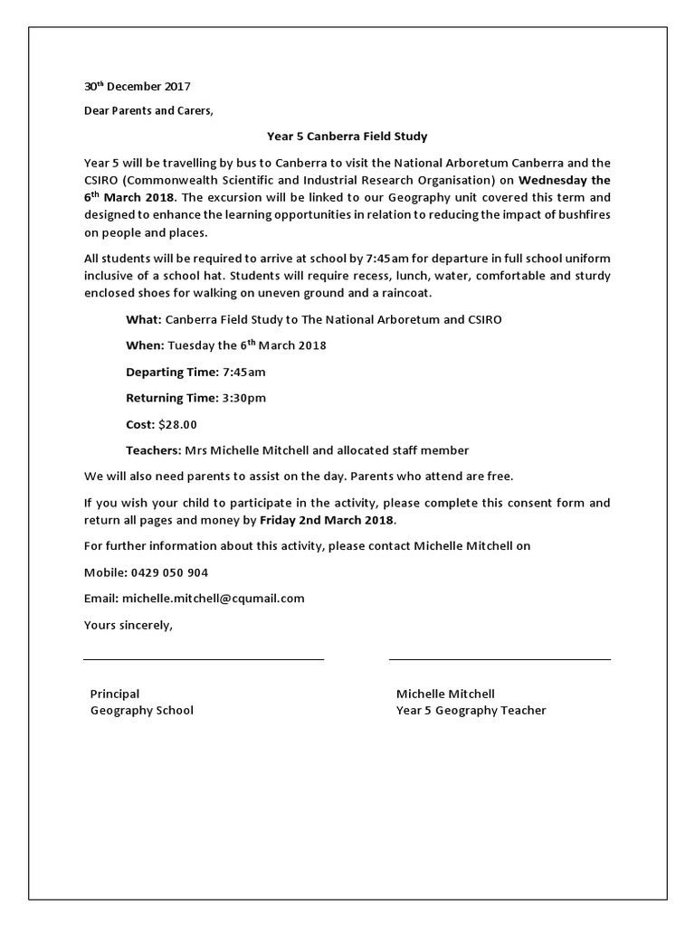 Excursion Note | Download Free PDF | Caregiver | Medicare (United States)