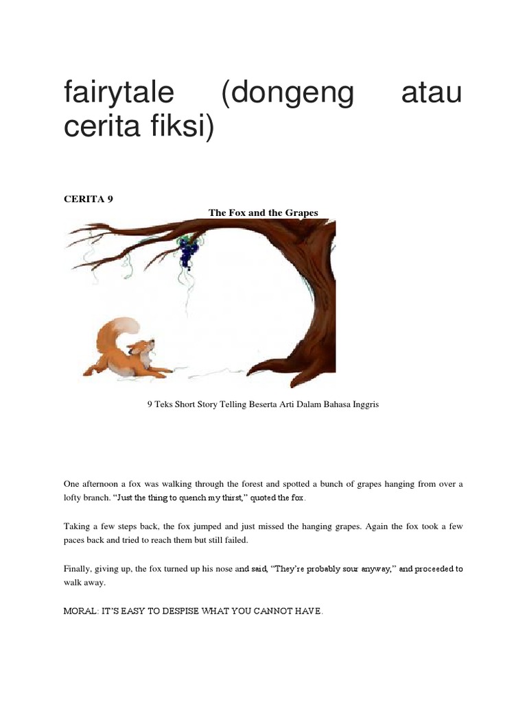 Contoh Story Telling | PDF