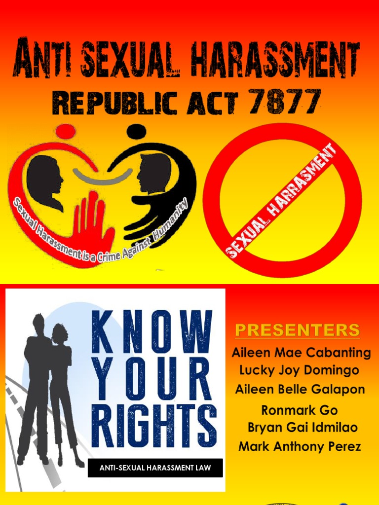 Overview of RA 7877: Anti-Sexual Harassment | PDF | Sexual Harassment | Harassment