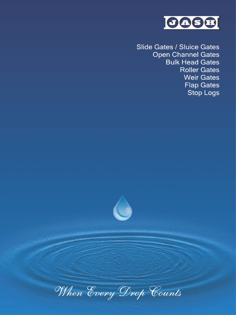 Water Control Gates PDF | PDF