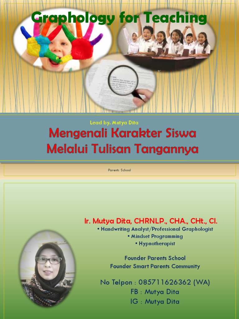 Graphology For Teaching | PDF