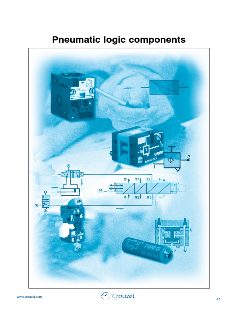 Pneumatic Logic Components | PDF | Pressure | Valve