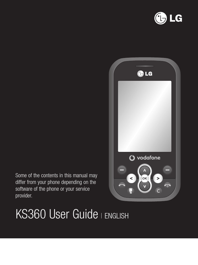 KS360 User Guide: English | PDF | Mobile Phones | Electronics