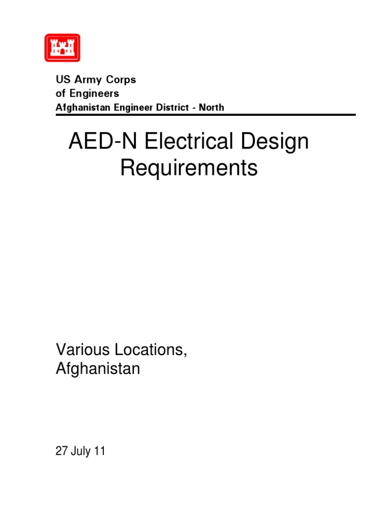 AED Design Requirements - Electrical Design Requirements - Jul - 11 ...