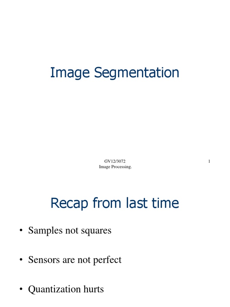 L1 Segmentation 02 | PDF | Image Segmentation | Receiver Operating Characteristic