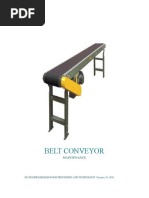 Conveyor Belt Operation and Cleaning SOP | PDF | Personal Protective ...