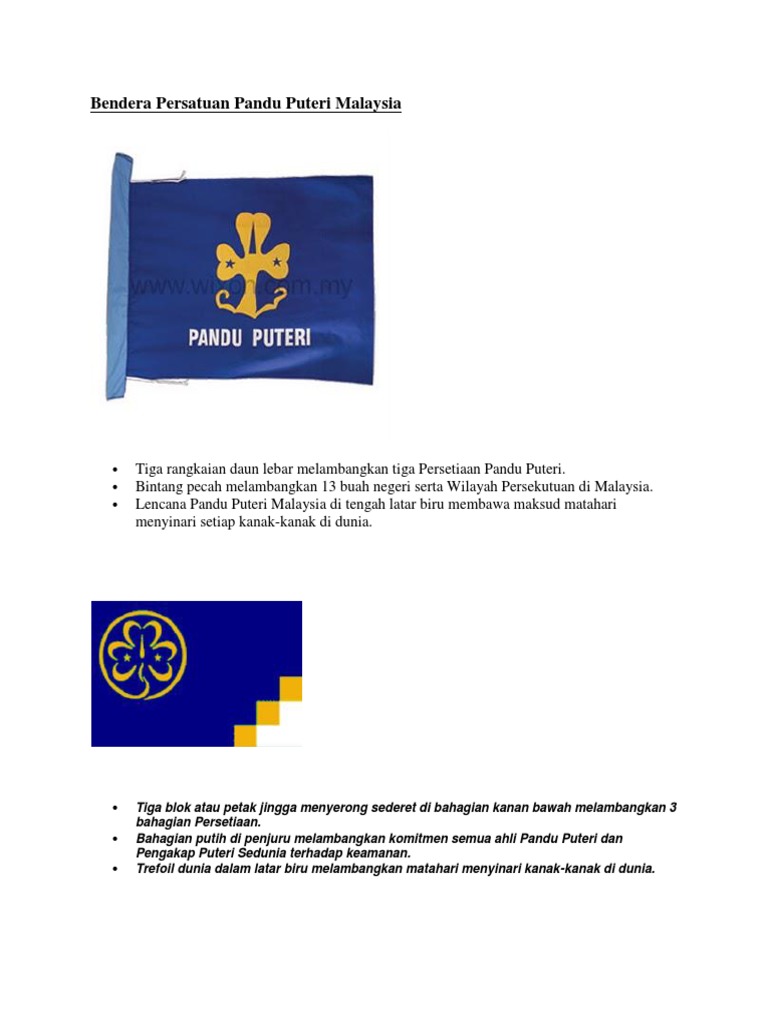 Bendera Persatuan Pandu Puteri Malaysia | PDF