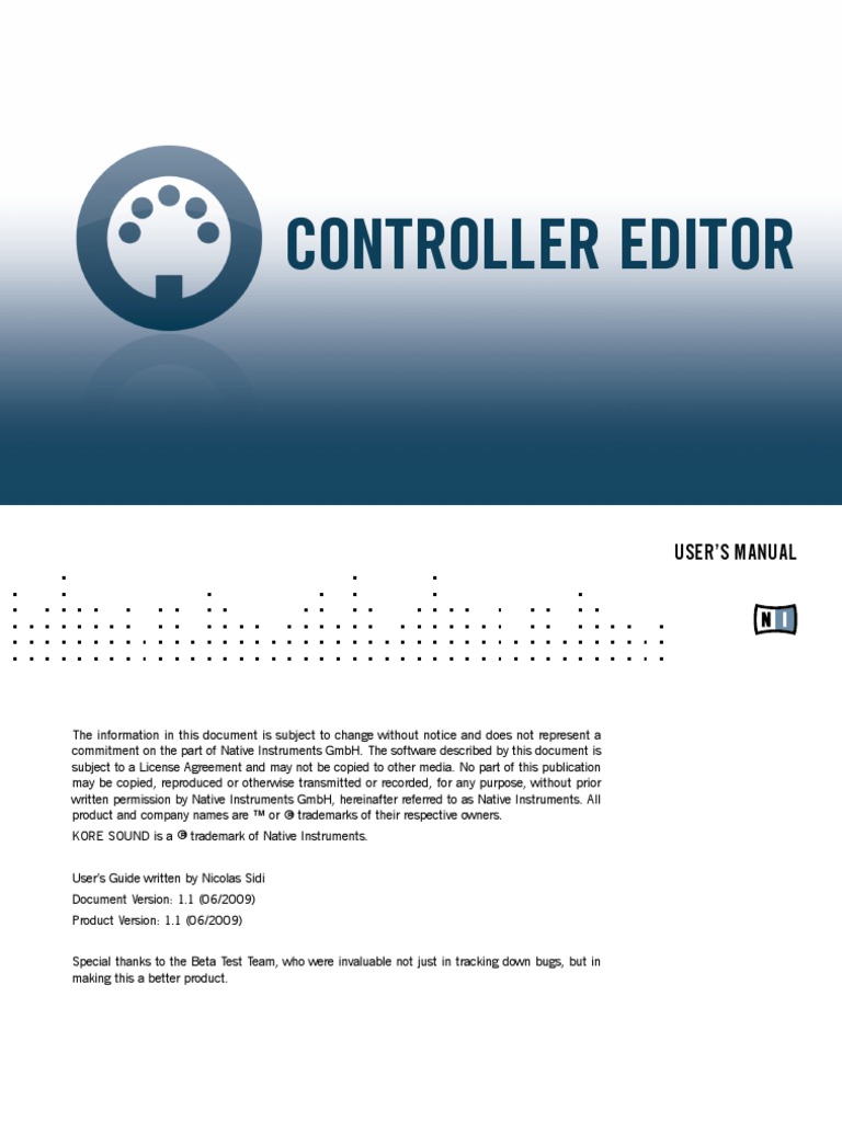 Controller Editor Manual English | PDF | Installation (Computer ...