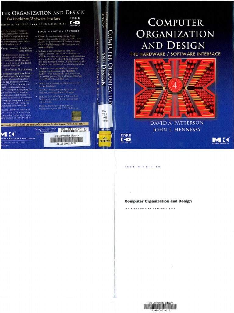 Computer Organization and Design, 4th Ed, D. A. Patterson and J. L ...