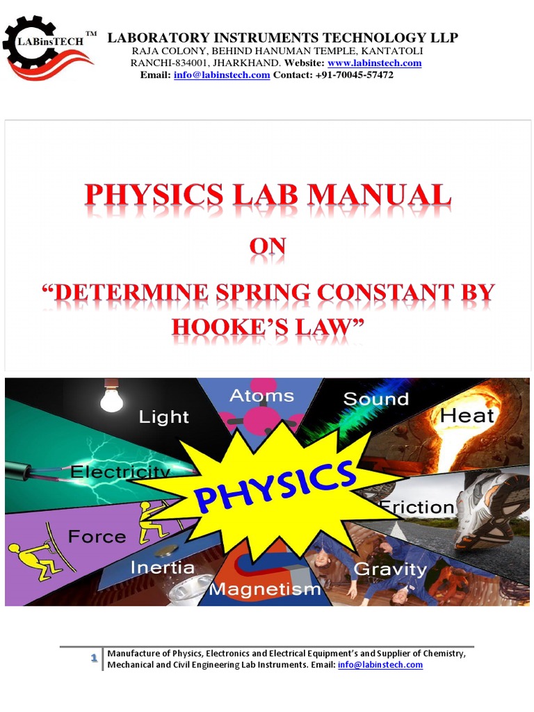 Hooke's Law | PDF | Mechanical Engineering | Physics