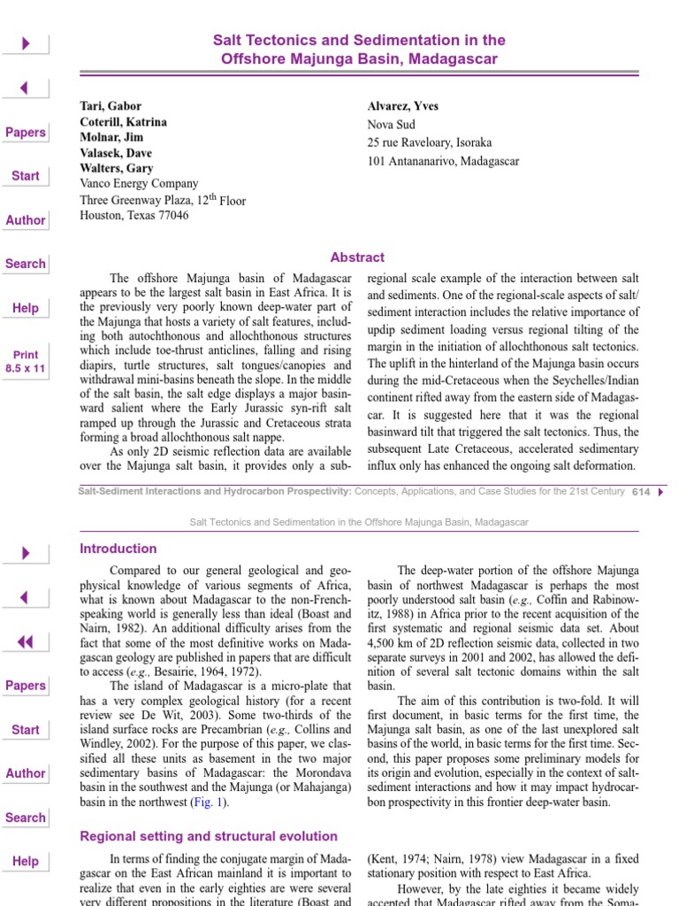 Salt Tectonics | PDF | Sedimentary Basin | Rift