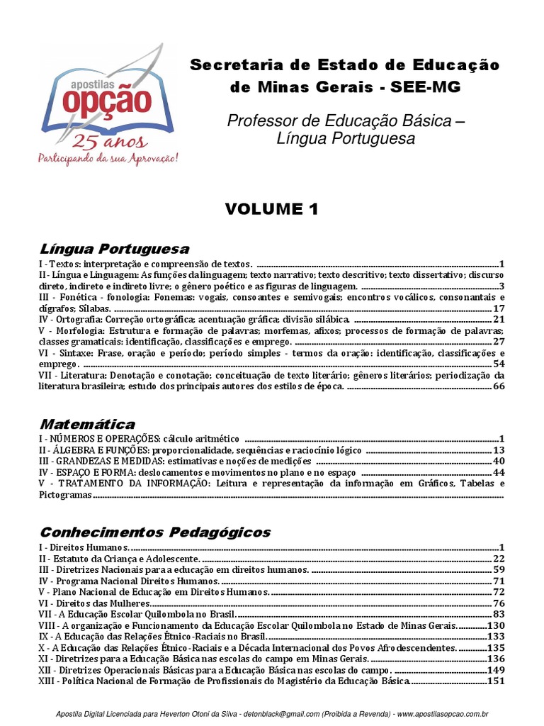 Seemg Lingua Portuguesa | PDF | Tráfego | Emoções