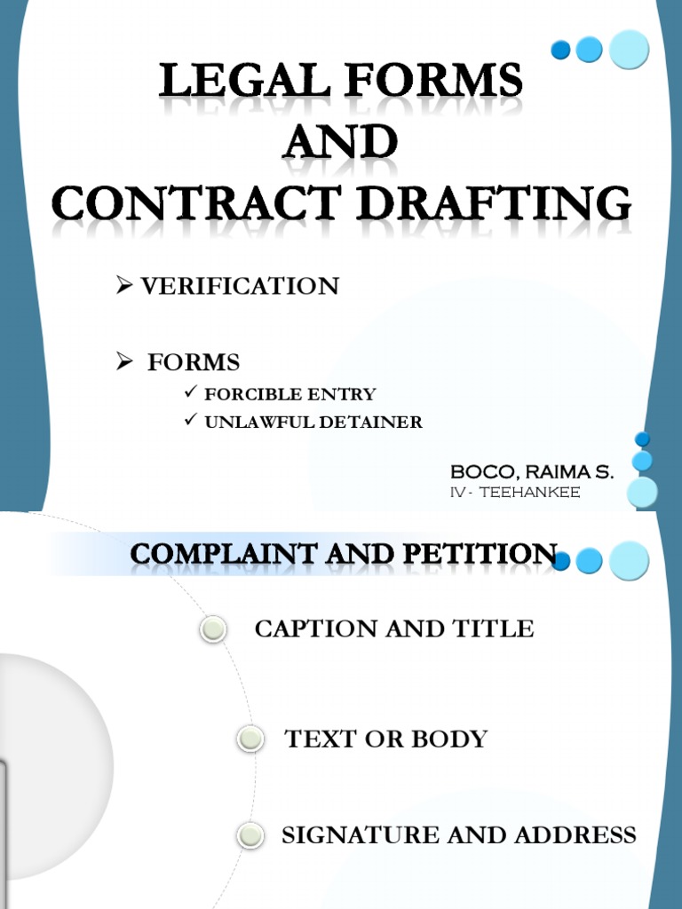 Forcible Entry and Unlawful Detainer | PDF | Law