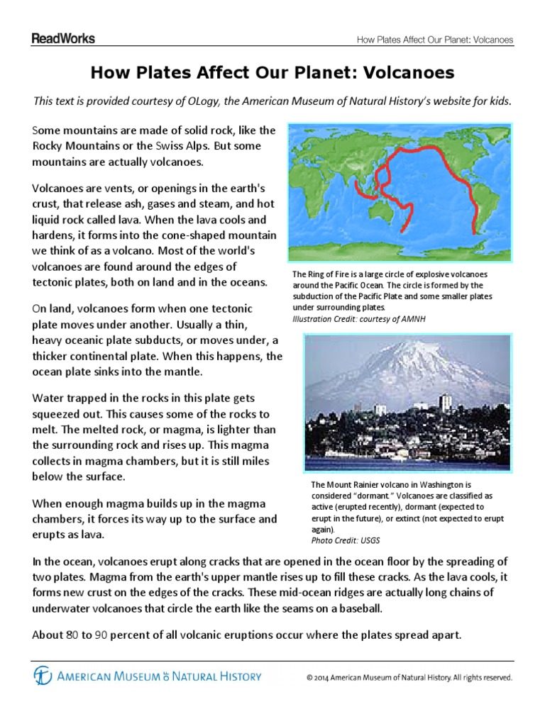 How Tectonic Plates Form Volcanoes | PDF | Volcano | Plate Tectonics