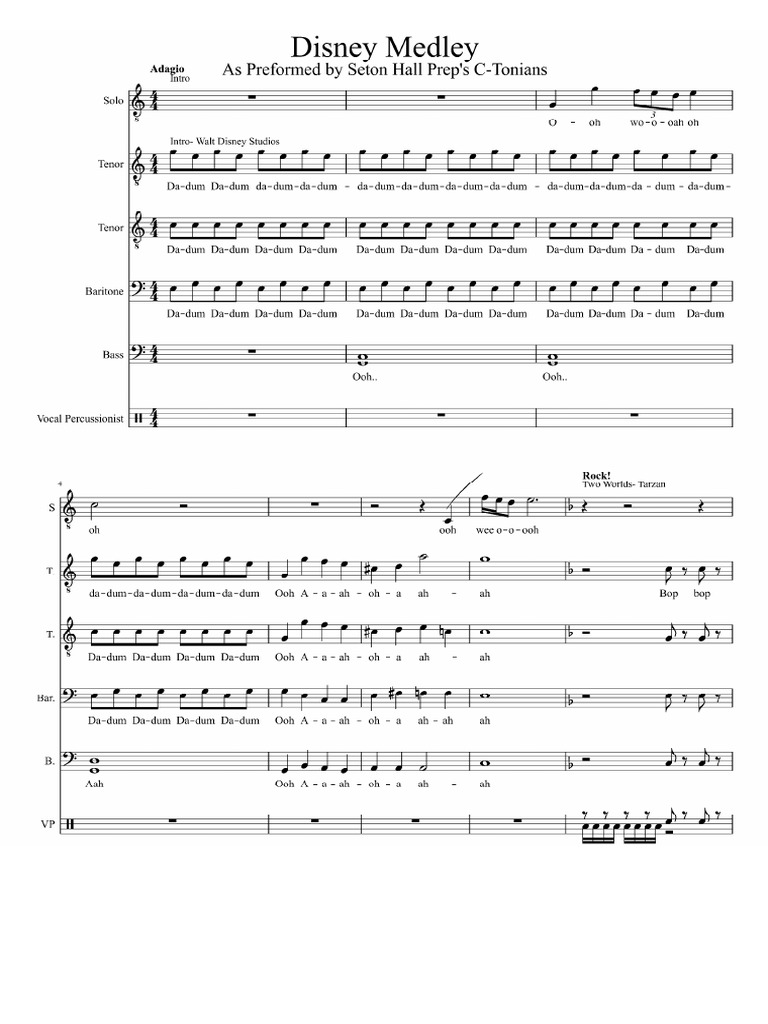 Disney Medley | PDF